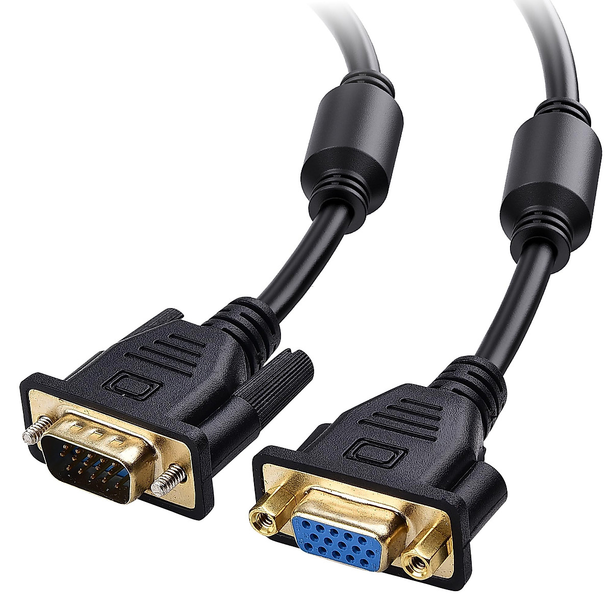 Cable Matters VGA Extension Cable (VGA Cable Male to Female) - 6 Feet, Not Regular VGA Cable