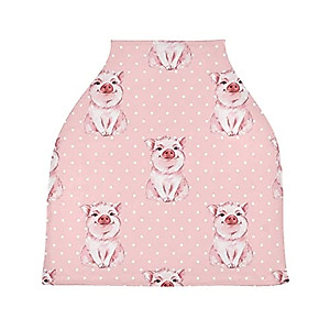 Nursing Cover Breastfeeding Scarf Cute Pig - Baby Car Seat Covers, Infant Stroller Cover, Carseat Canopy(929e)