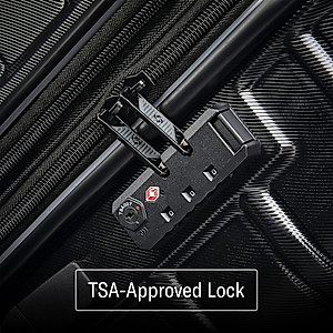 Samsonite Omni 2 Hardside Expandable Spinner Wheel Luggage, Checked Medium 24 in, Nova Teal