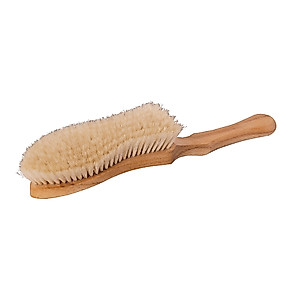 Redecker Natural Pig Bristle Clothes Brush with Oiled Beechwood Handle, 11-3/8-Inches