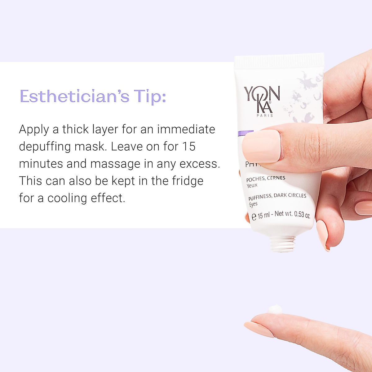 Yon-Ka Phyto-Contour Eye Cream (15 ml) Anti-Aging Under Eye Cream for Dark Circles and Puffiness, Tone and Firm with Vitamin E and Aloe Vera, Paraben-Free