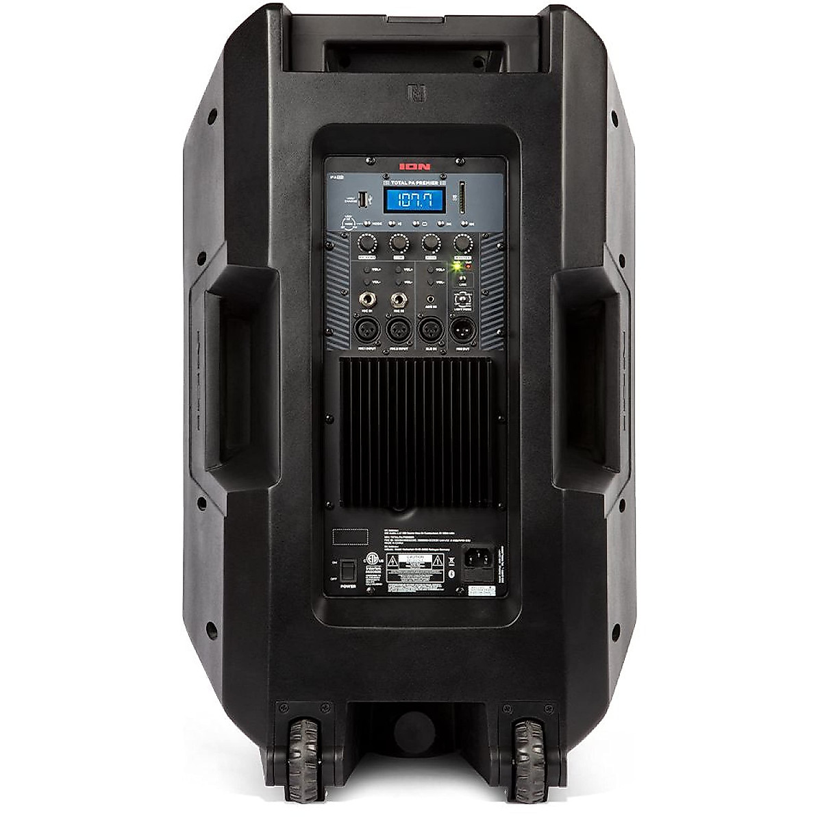 Ion Total PA Premier 500-Watt Party Speaker - Robust High-Power and Bright Sound with LED Visual Effects and Microphone (Renewed)