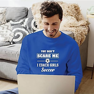 Girls Soccer Teacher Trainer LS T-shirt Funny Gift for Coaches Black and Muticolor Unisex Long Sleeve T Shirt