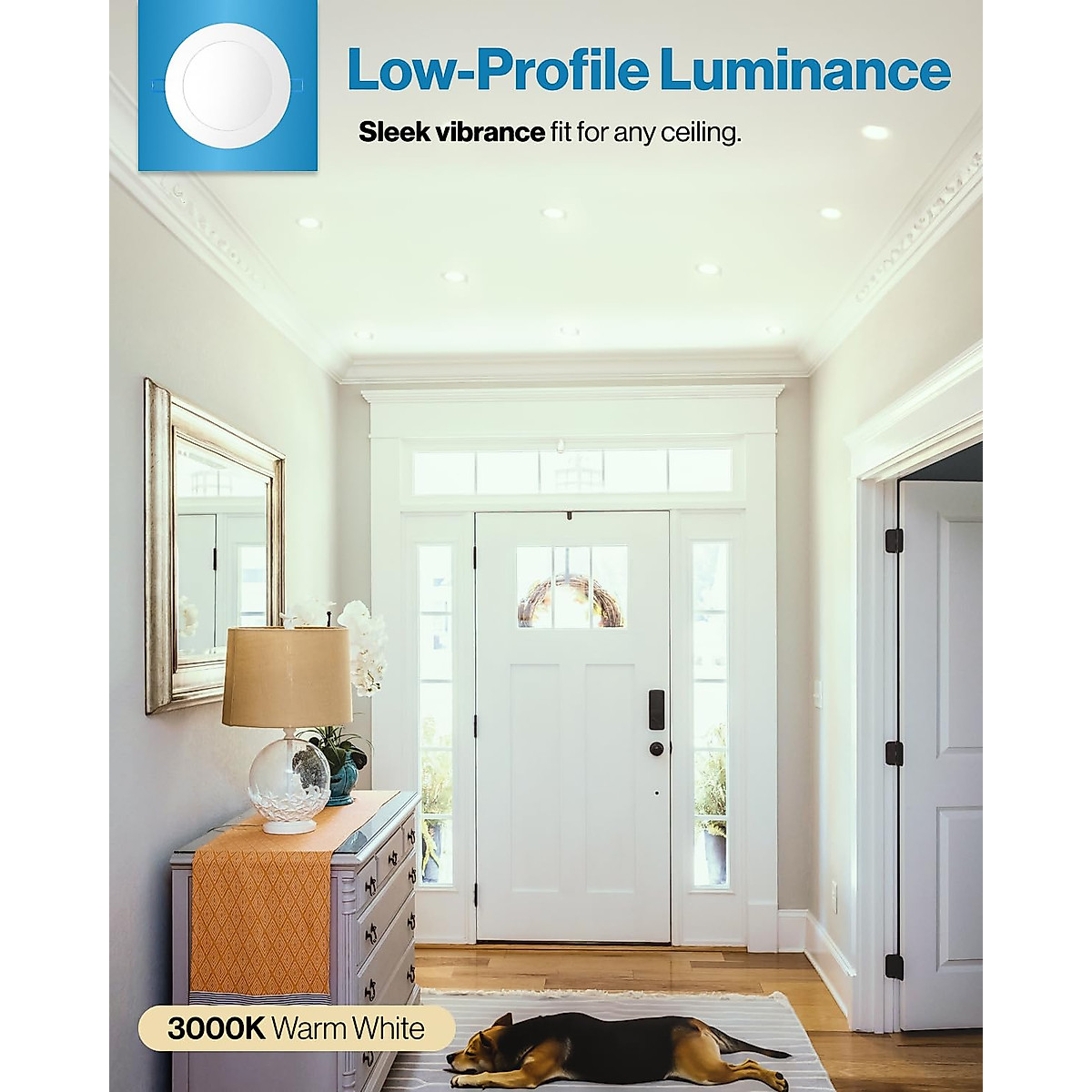 Sunco Lighting 16 Pack 6 Inch Ultra Thin LED Recessed Ceiling Lights Slim, 3000K Warm White, Dimmable, 14W, Wafer Thin, Canless with Junction Box - Energy Star