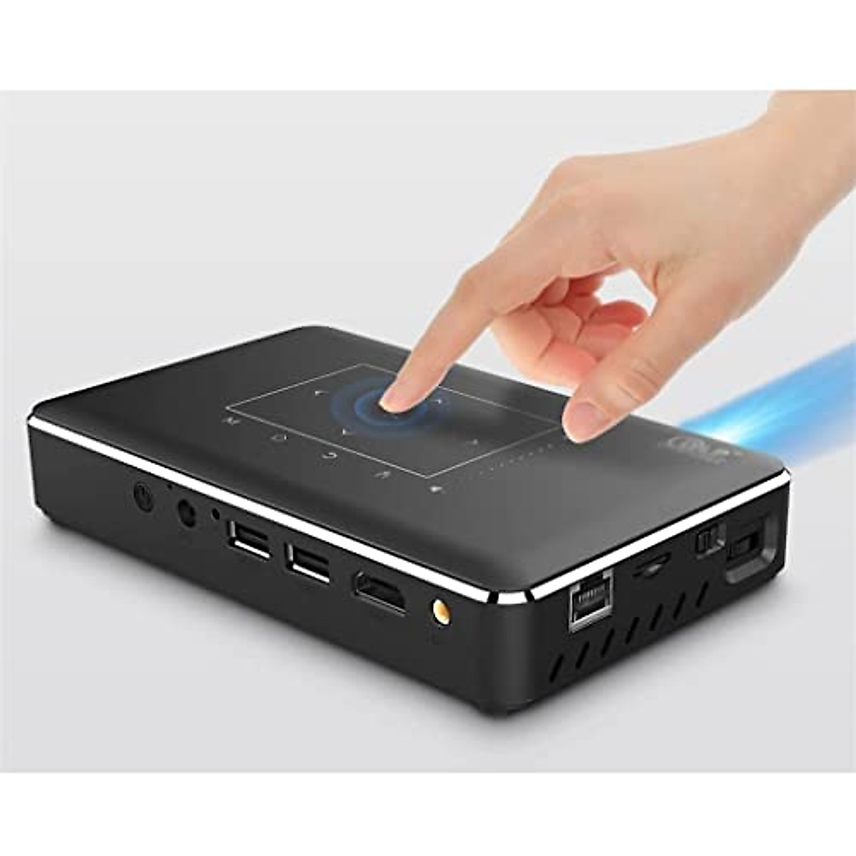 Feilx Mini Projector 2022 Upgraded Portable Video-Projector,Smart 3D Projector WiFi Bluetooth Support 4k Full HD Home Projector Portable Projector