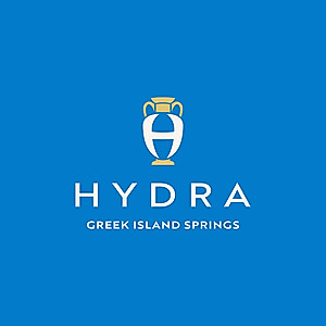 HYDRA Greek Island Spring Water - Naturally Alkaline Bottled Water, 8.0pH Level, BPA-Free, Case of 12 x 16.9-Ounce Bottles