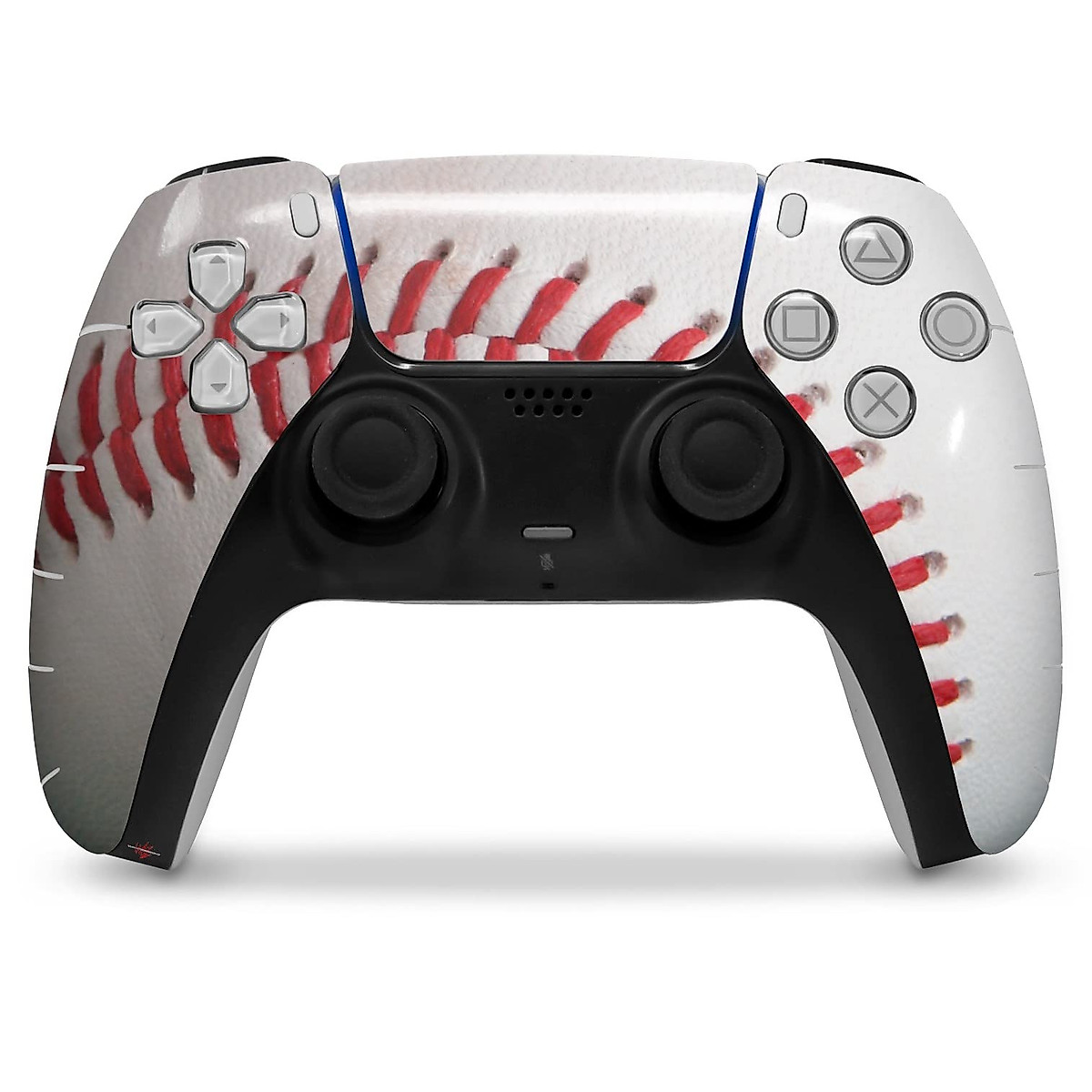 WraptorSkinz Skin Wrap Compatible with Sony PS5 DualSense Controller Baseball (Controller NOT Included)