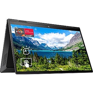 HP Envy x360 2-in-1 Laptop, 15.6" FHD Touchscreen, AMD Ryzen 5 5625U Processor, 16GB RAM, 1TB SSD, Webcam, Backlit Keyboard, HDMI, Wi-Fi 6, Windows 11 Home, Stylus Pen Included