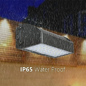 Sokply Full Cutoff LED Wall Pack Light 45W(300W Eqv.), 5000K 120-277V Full Cutoff Flood Light Dimmable, IP65 UL Listed Outdoor Wall Pack Light for Parking Lot, Alleyways, Warehouse