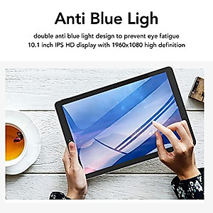 Tablet 10.1 Inch,8 Core CPU Processor Android Tablet 6GB 128GB 1960x1080 IPS HD Display, Front 5MP Rear 13MP WiFi Bluetooth Tablet Gaming Tablet (US Plug)