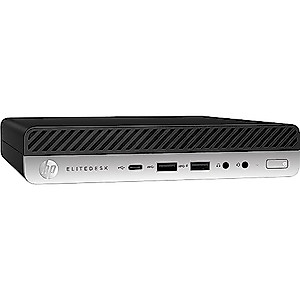 HP EliteDesk 800 G4 School & Business Mini Desktop (Intel i5-8500 6-Core, 16GB RAM, 2x4TB PCIe SSD (8TB), Intel UHD 630, USB 3.1, Display Port, Win 10 Pro) Refurbished (Renewed)