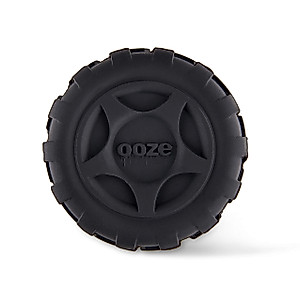 Ooze Silicone Round Non-Stick Jar - 8ml, Black, Single Pack - Dishwasher & Microwave Safe, Airtight, Non-Stick, Concentrates, Dabbing