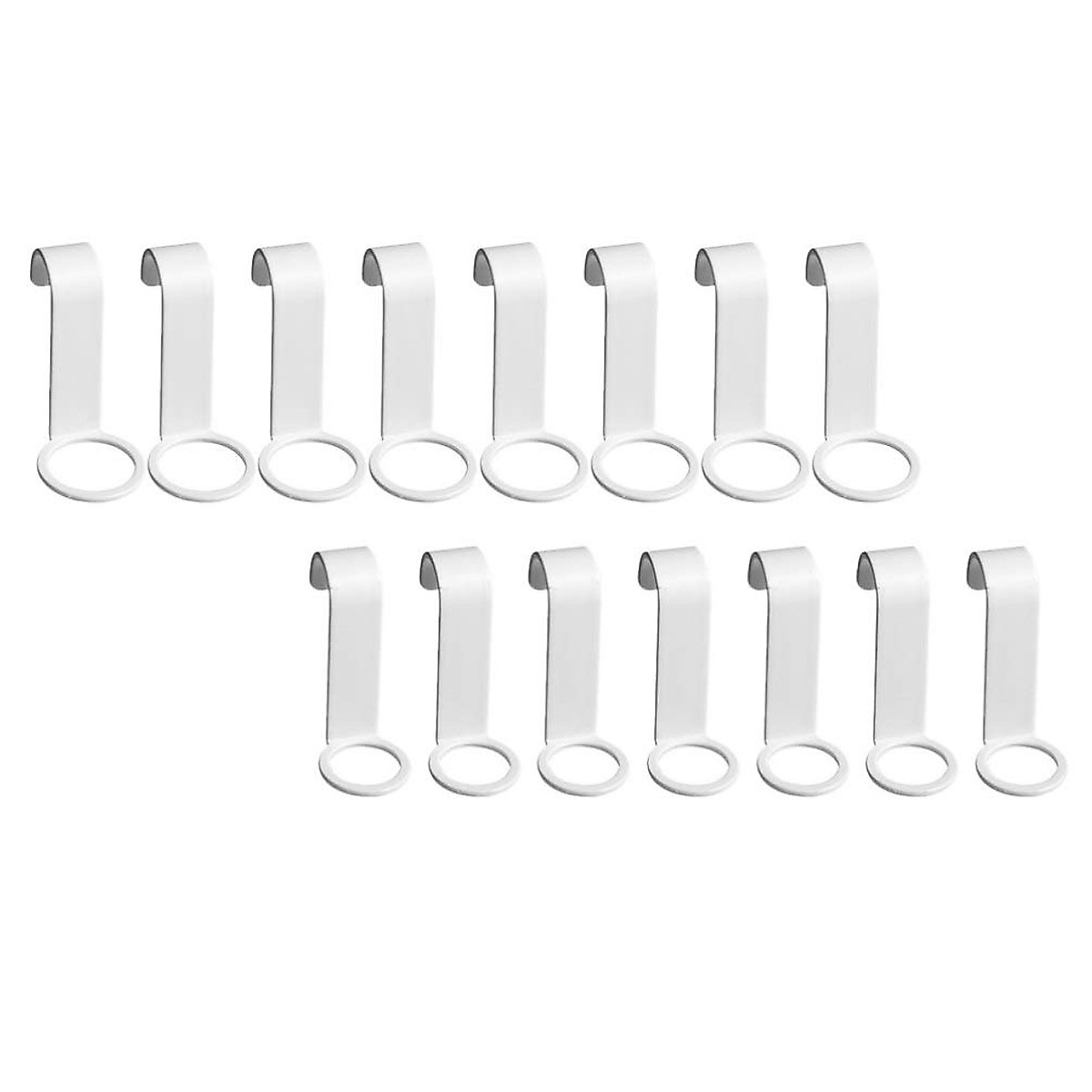 16pcs Shampoo Holder Hooks Bathroom Bottle Holder Shower Gel Bottle Rack Hangers Liquid Soap Shower Holders for Bathroom
