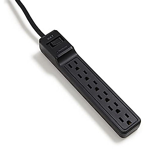 NXT Technologies 24373161 6-Outlet Surge Protector 4Ft Cord 600 Joules