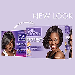SoftSheen-Carson Dark and Lovely Triple Nourished Silkening No-Lye Relaxer with Shea Butter, Super