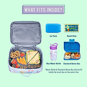 Wildkin 15 Inch Kids Backpack Bundle with Lunch Box Bag (Butterfly Garden)