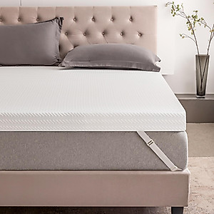 AMICLIBER 3 Inch Twin Gel Memory Foam Mattress Topper, Cooling Bed Topper with Removable Cover, Soft & Pain Relief & Breathable, CertiPUR-US & Oeko-Tex Certified