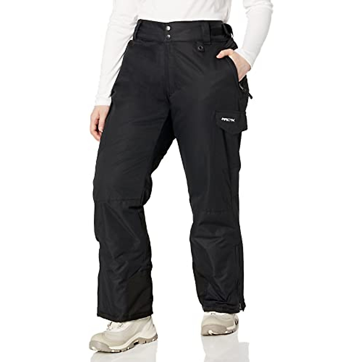 Arctix Women's Snow Sports Insulated Cargo Pants, Black, X-Small