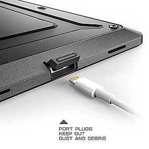 SUPCASE Unicorn Beetle Pro Series Case Designed for iPad 9.7 2018/2017, with Built-in Screen Protector & Dual Layer Full Body Rugged Protective Case for iPad 9.7 5th / 6th Generation(Black)