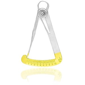 AAProTools Stainless Steel Inside Calipers Gauge Measuring Golden Caliper 0-10mm - Diamonds Jewelry Measure Tools