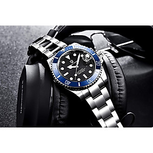 CEYADG Pagani Design Men's Watches Japanese Automatic Mechanical 40mm Sport Waterproof Stainless Steel Sapphire Glass Wrist Watch