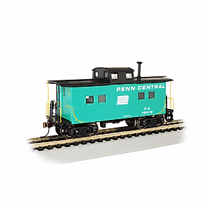Bachmann Trains Northeast Steel Caboose - Penn Central #18419 - Jade Green - HO Scale