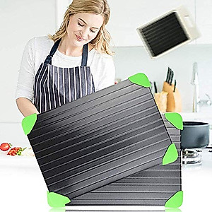 Defrosting Tray | Thawing Plate for Frozen Meat | Extra Large Meat Defroster Tray | No Electricity | Meat Thawing Board | Thawing Tray