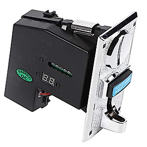 POCREATION Smart Coin Acceptor, Multi Coin Acceptor Selector Slot for Arcade Game Mechanism Vending Machine for Arcade Game Kit Replacement
