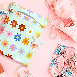 zcyxuuw Wet bag, Wet dry bag, swimsuit, travel, beach, pool, diapers, dirty yoga gym clothes, toiletries, waterproof Heart Decor Bohemian heart romantic birthday gift, 2 piece set.