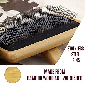 Woolbuddy Wool Carders Large, Hand Carders for Wool, 2 pcs Needle Felting Tools, Slicker Brush for Dogs, Spinning and Weaving, Carding Brushes for Needle Felting Wool