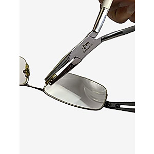 Spire tools ® Nose Pad Arm Adjusting Pliers Eyeglass Arms Frame Eyeglasses Nose Pad Remover, Multi-purpose Optical Optician Tool for Glasses Repair Assembling & Adjusting
