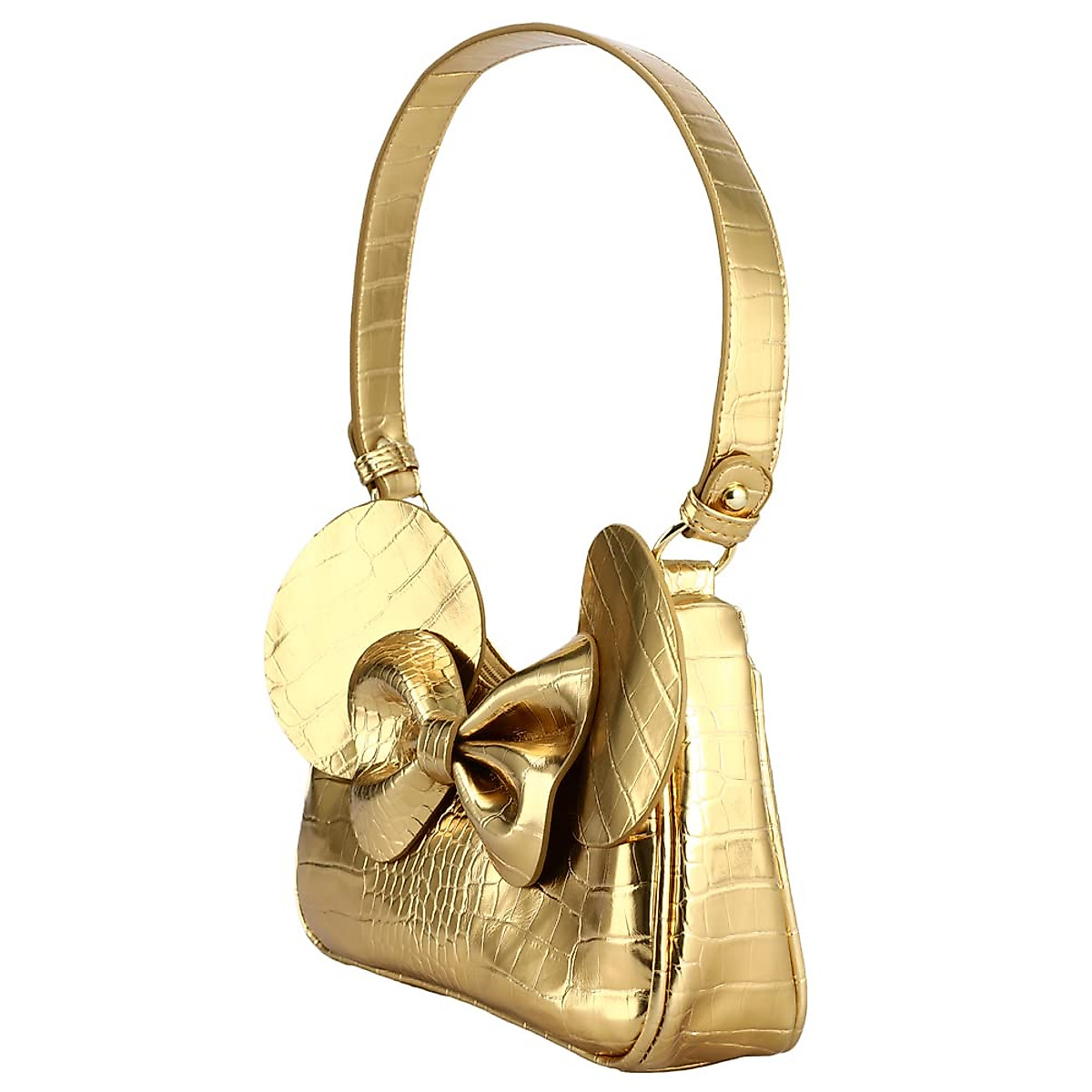 Disney Minnie Mouse Gold Metallic Mini Handbag