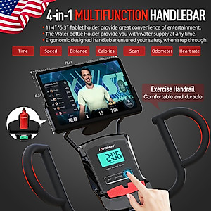 HARISON Recumbent Exercise Bike with Arm Exerciser, Recumbent bikes for Adult Seniors, Recumbent Exercise bike for Home 400 lbs Capacity