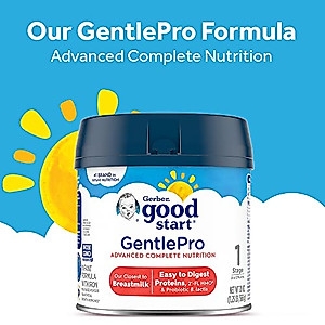 Gerber Good Start Baby Formula Powder, GentlePro Probiotics, Stage 1, 20 Ounce