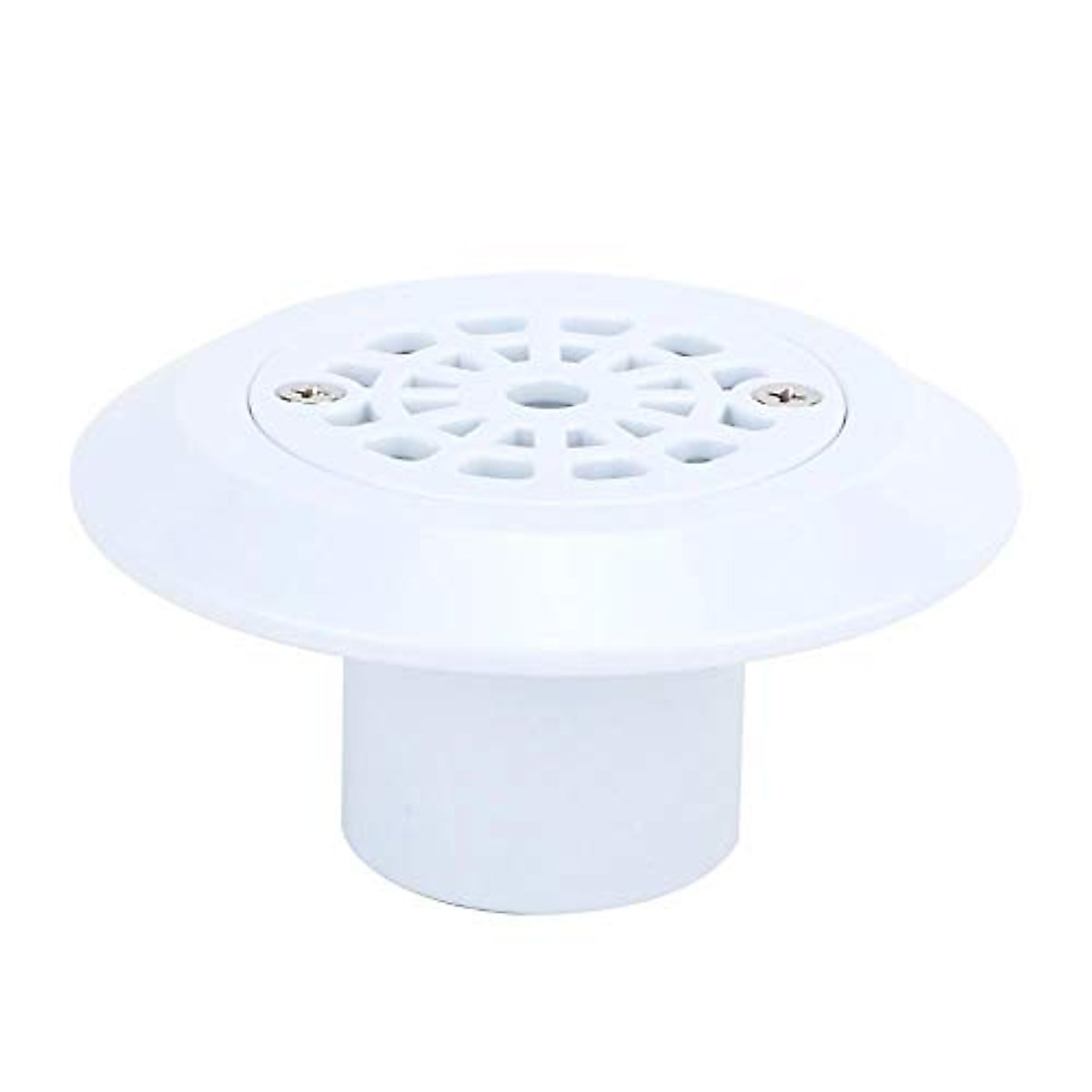 Qinlorgo Easy to Install and Replace Floor Drain, Swimming Pool Drainer, Abs Material Filter Type Sturdy Home for Swimming Pool Use Garden(1.5 inch)