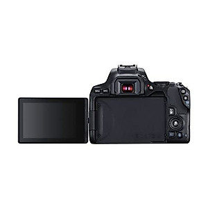 Canon EOS 250D (Rebel SL3) DSLR Camera with 18-55mm f/3.5-5.6 III Zoom Lens & 75-300mm III Lens Bundle + 64GB Memory, Case, Tripod, Filters and More