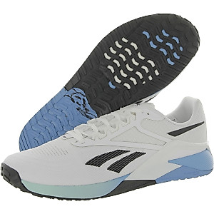 Reebok Men's Nano X2 Cross Trainer, White/Essential Blue/Hint Mint, 9.5