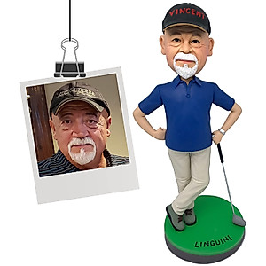 Custom Bobblehead for Father's Day from Photos Personalized Birthday Sculpture for Him