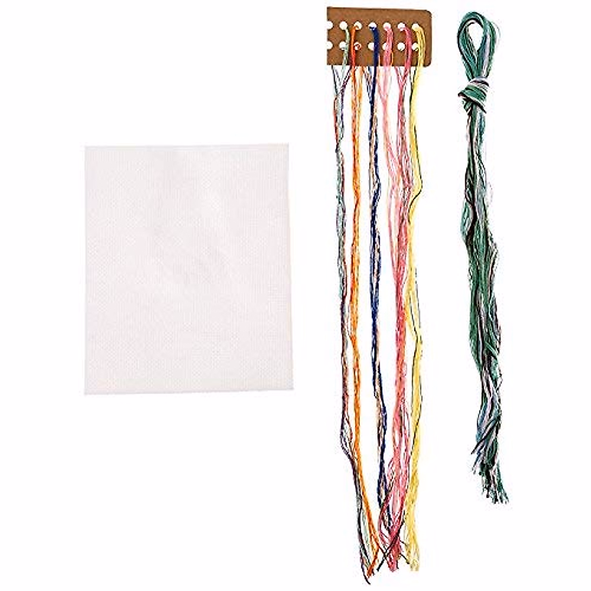 Janlynn 14 Count Bug in a Rug Birth Record Counted Cross Stitch Kit, 9-3/4-Inch by 12-3/4-Inch White