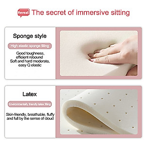 XUEGW Home Office Chair Computer Chair with Mid-Back Upholstered Modern Tufted Computer Task Chair Swivel Height Adjustable Velvet Accent Chair