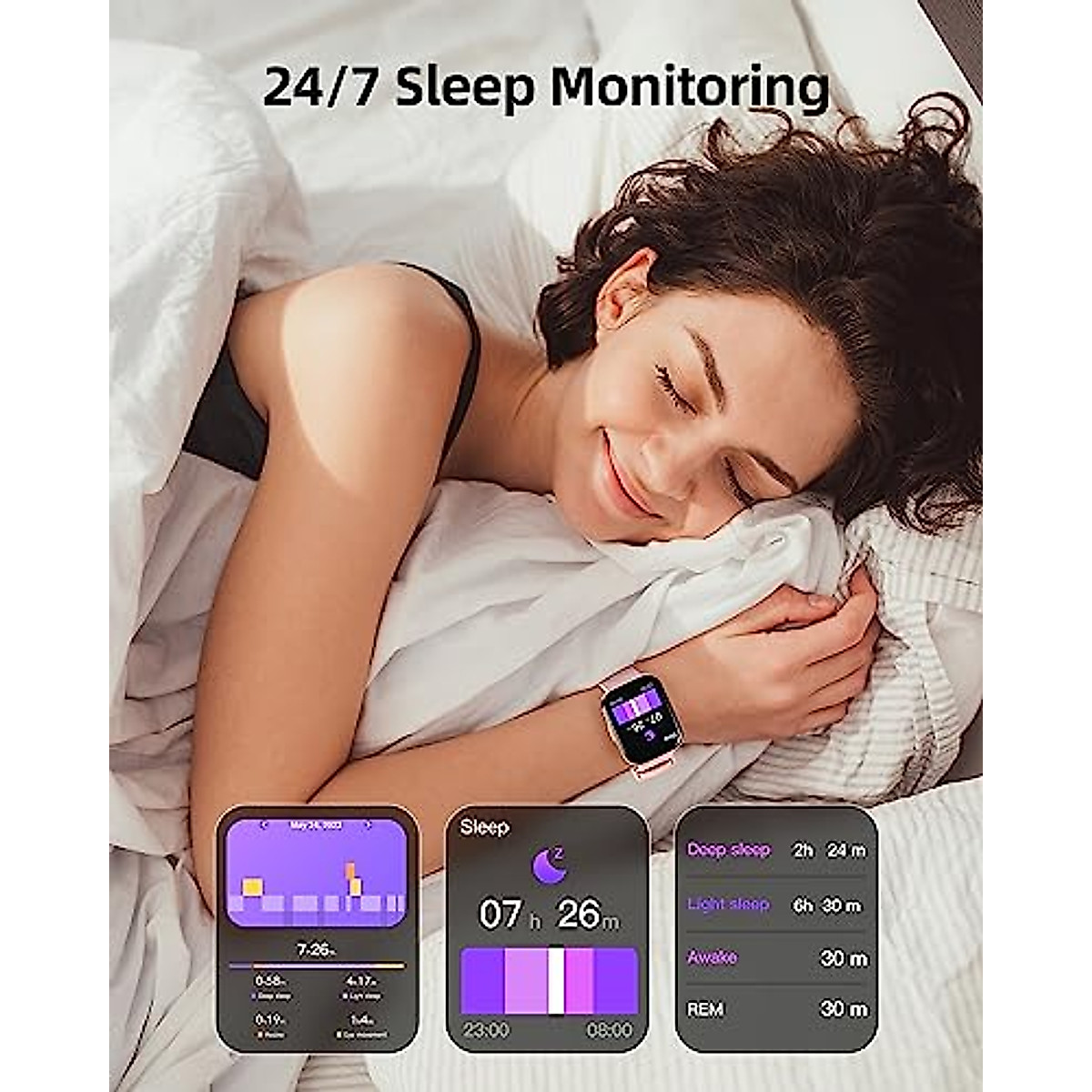 Parsonver Smart Watch, 1.91" HD Touch Screen Fitness Tracker Watch for Women Men(Answer/Make Calls), Heart Rate Blood Oxygen Sleep Monitor for Android iPhones, 112 Sports Modes IP68 Waterproof, FIFIX1