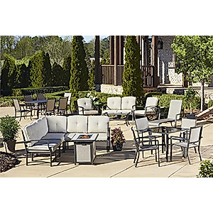 Cosco Outdoor Chaise Lounge Chair, Adjustable, 2 Pack, Dark Brown