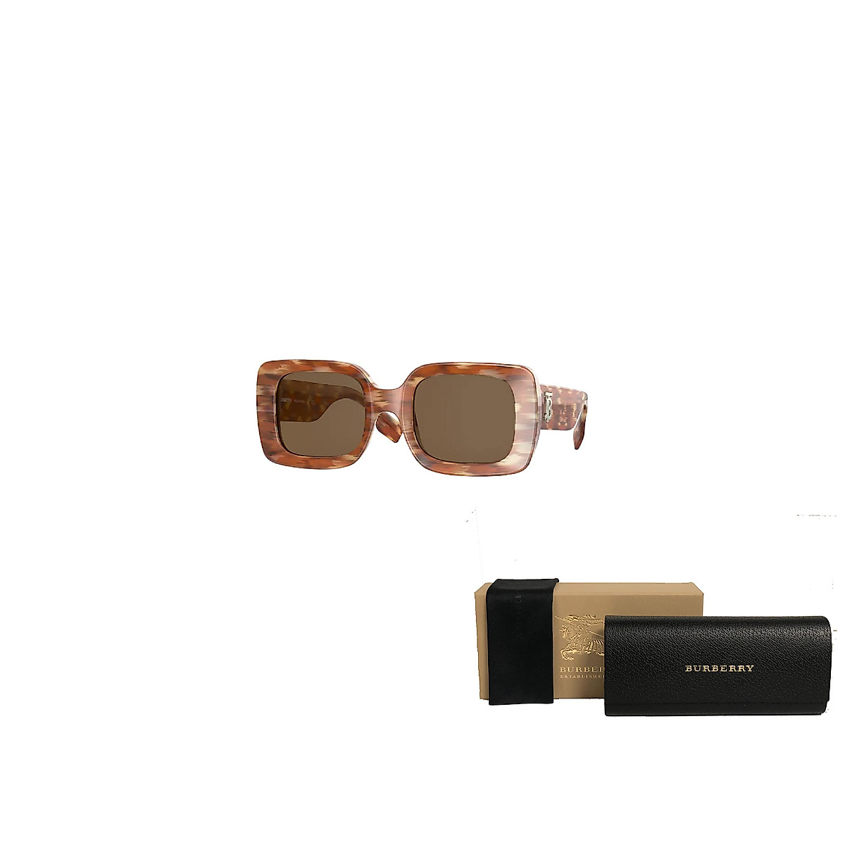 BE4327 391573 Delilah 51MM Brown/Plastic Lens Brown Square Sunglasses for Women + BUNDLE with Designer iWear Eyewear Kit