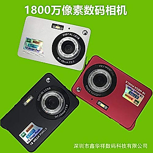 Explopur Digital Camera Mini Pocket Camera 18MP 2.7 Inch LCD S n 8X Zoom Smile Capture Anti-Shake with Battery