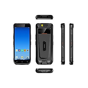Android Enterprise Handheld Mobile Terminal with 6" Touch Screen| Honeywell Barcode Scan Engine | Bluetooth 5.1 | WiFi & 4G LTE | 1D 2D Barcode Data Capture for Logistics Warehouse Inventory