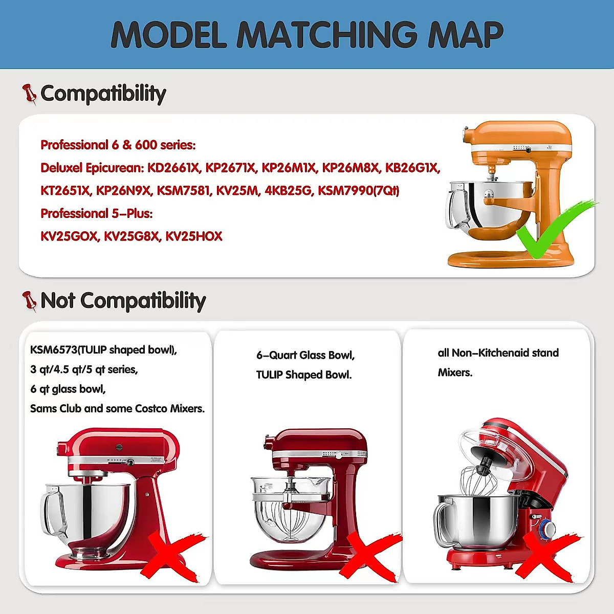 6 Quart Flex Edge Beater for Kitchenaid Bowl-Lift Stand Mixers, Kitchenaid Paddle Attachment with Both-Sides Flexible Silicone Edges Bowl Scraper, And Mixer Slider Mat for Kitchenaid 6 Qt Mixer
