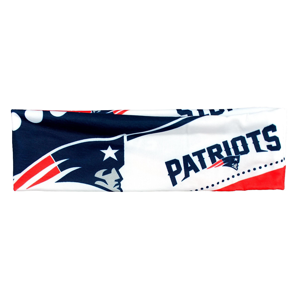 Littlearth Unisex-Adult NFL New England Patriots Stretch Headband, Team Color, One Size