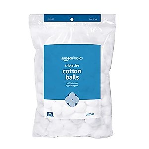 Amazon Basics Cotton Balls, 200 Count (Previously Solimo)