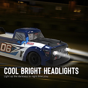 RACENT RC Car 1:14 4WD Remote Control Drift Car 15MPH High Speed Vehicle Toy Trucks with Drifting & Racing Tires, 2 Rechargeable Batteries, Gifts for Boys Kids Adults