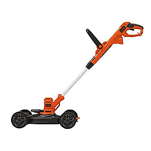 BLACK+DECKER Electric Lawn Mower, String Trimmer, Edger, 3-in-1, Corded (BESTA512CM)